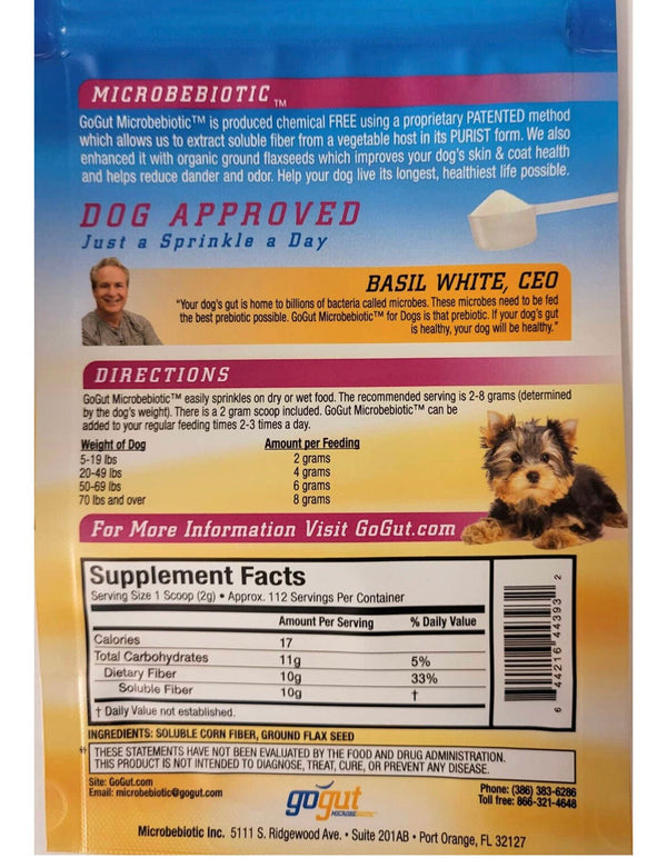 GoGut Microbe Biotic- Prebiotic Dietary Supplement – Krazy Muscle Nutrition